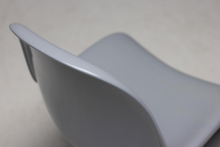 Grey Classic Panton Chair at 1stDibs