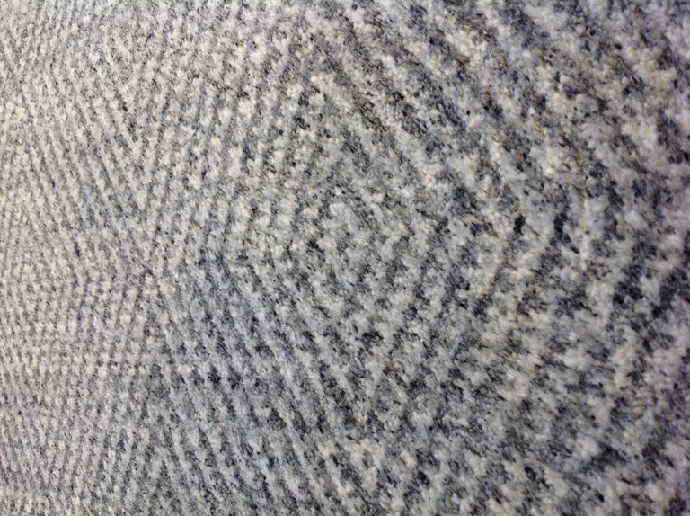 Grey Diamonds Area Rug For Sale at 1stDibs
