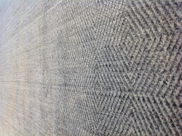 Grey Diamonds Area Rug For Sale at 1stDibs