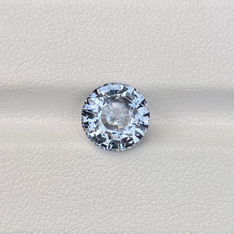 Grey Fancy Sapphire 3.52 ct Round Natural Ceylon Unheated, Loose ...