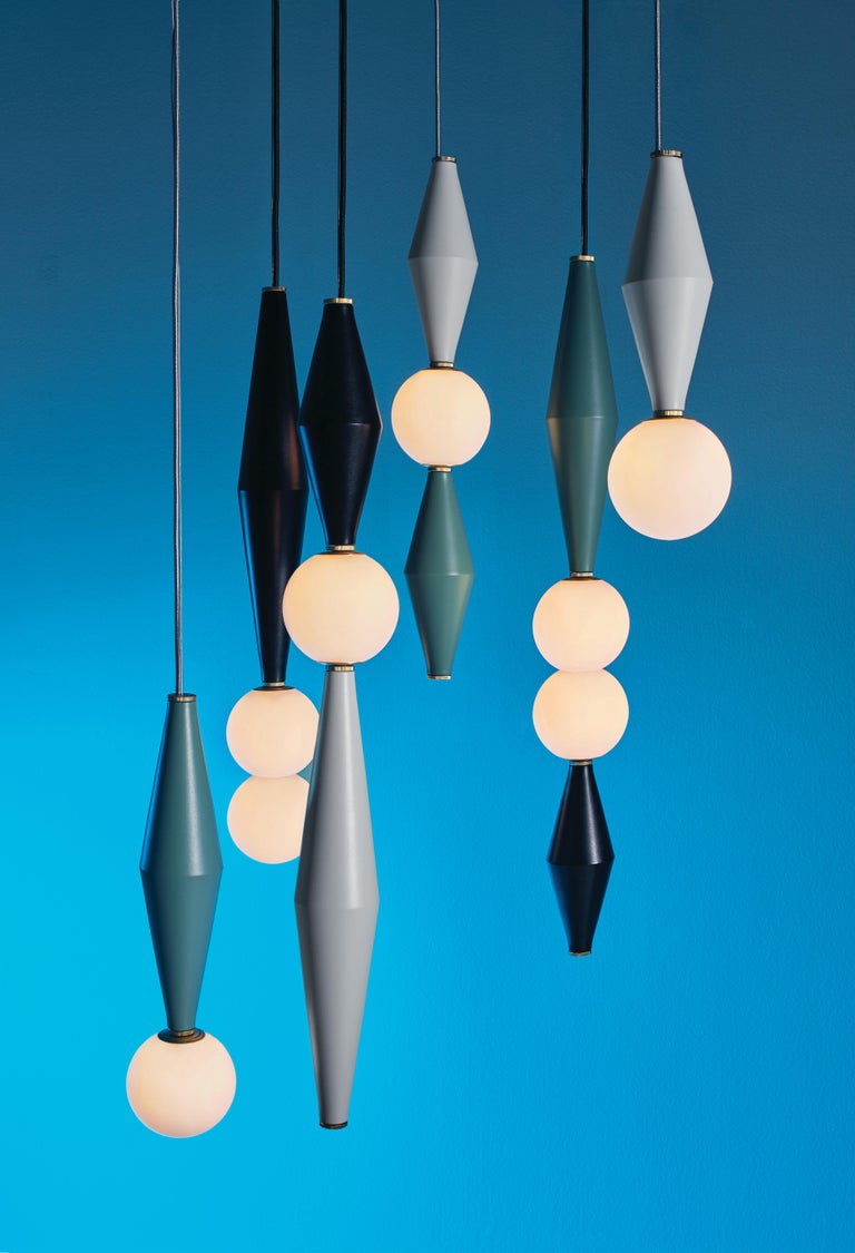 Grey Gamma F Lamp by Mason Editions For Sale at 1stDibs