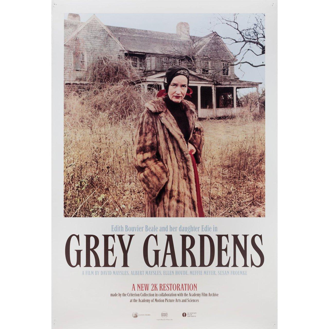 Grey Gardens R2015 U.S. One Sheet Film Poster For Sale at 1stDibs
