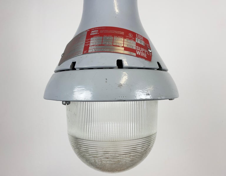 Grey Industrial Explosion Proof Light from Crouse-Hinds, 1970s For Sale ...