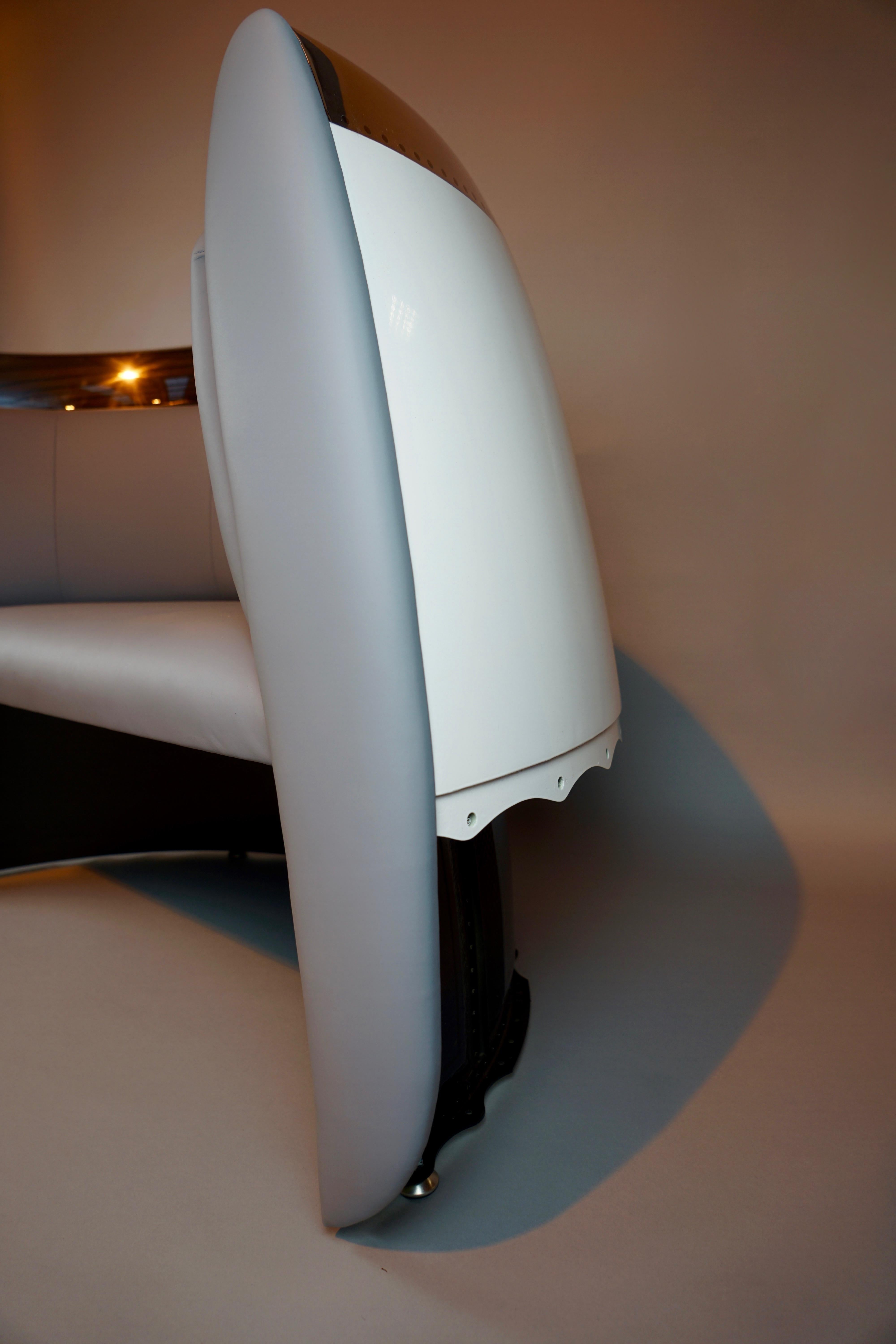 Grey Jet Cowling Aircraft Chair For Sale at 1stDibs