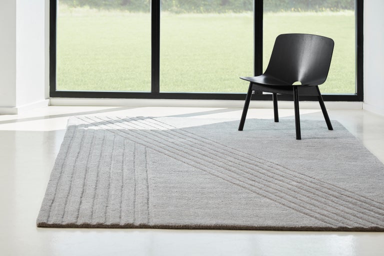 Grey Kyoto Rug III by Ad Miller For Sale at 1stDibs
