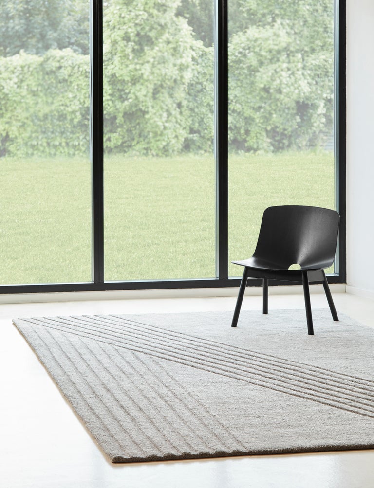 Grey Kyoto Rug IV by AD Miller For Sale at 1stDibs