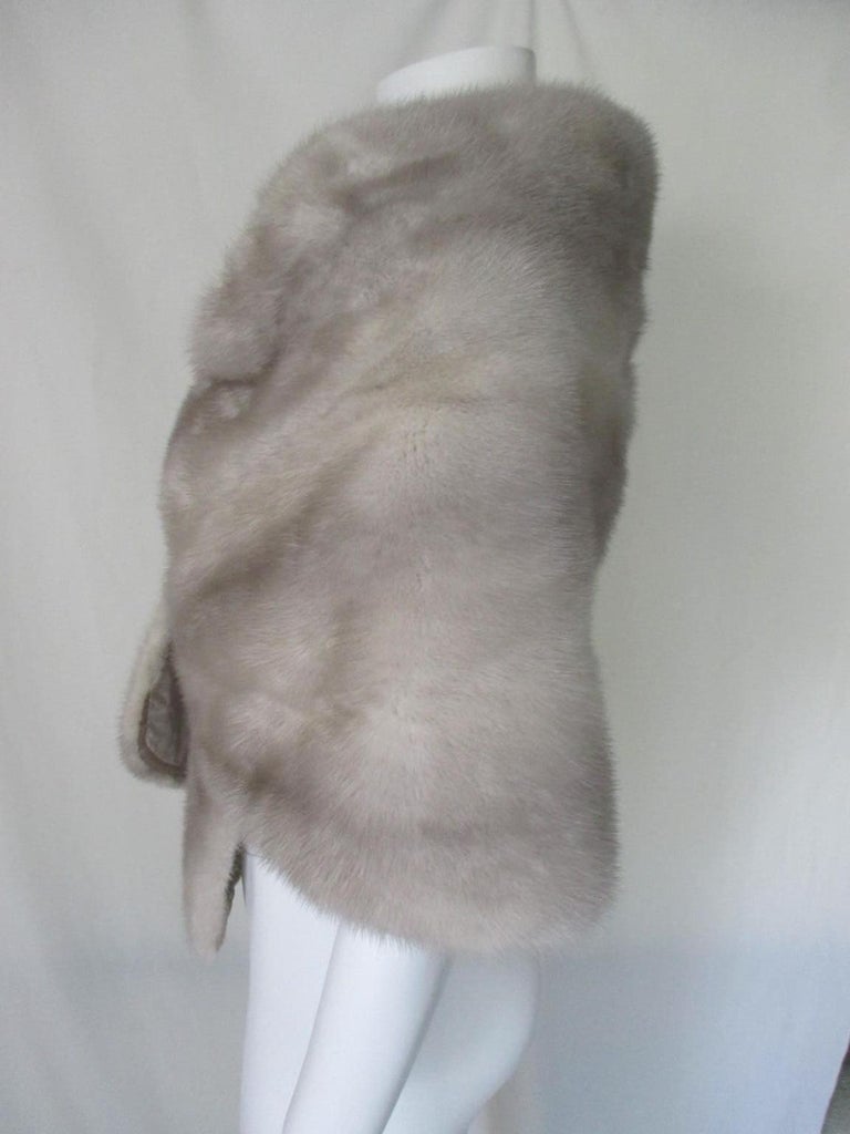 Grey Mink Fur Stole at 1stDibs | grey fur stole