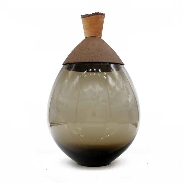 Grey Satu Stacking Vessel, Pia Wüstenberg For Sale at 1stDibs