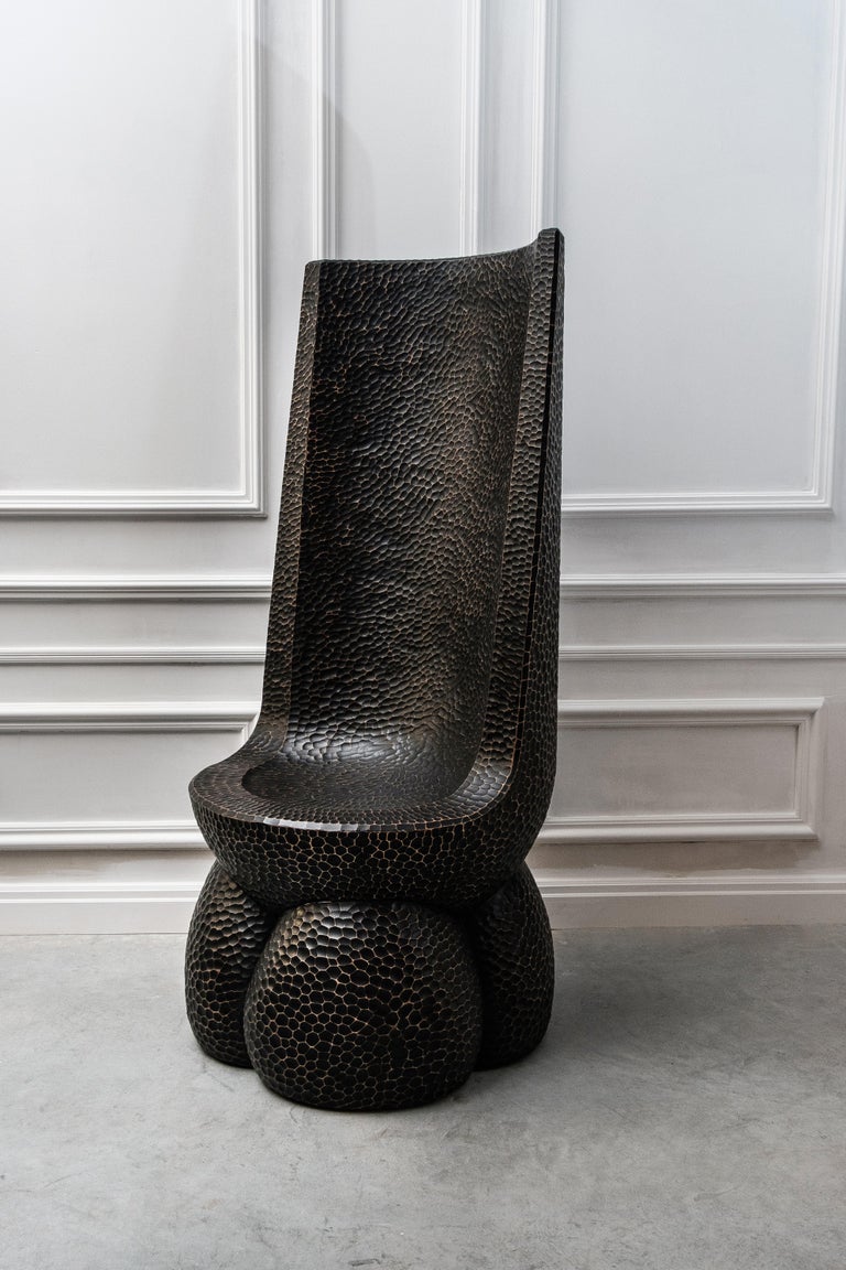 Grigorii Gorkovenko - "EMPEROR" Sculptural Chair 57" x 25.5" x 25.5 ...