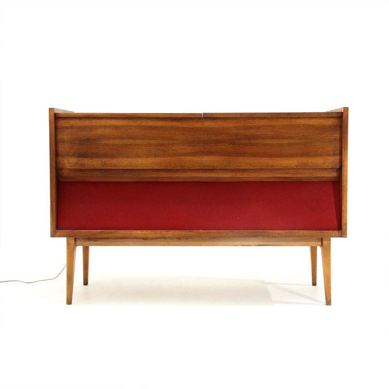 Grinding Stereo Console with Radio and Turntable Player, 1950s at 1stDibs