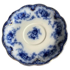 English Blue and White Transferware Small Tureen For Sale at 1stDibs