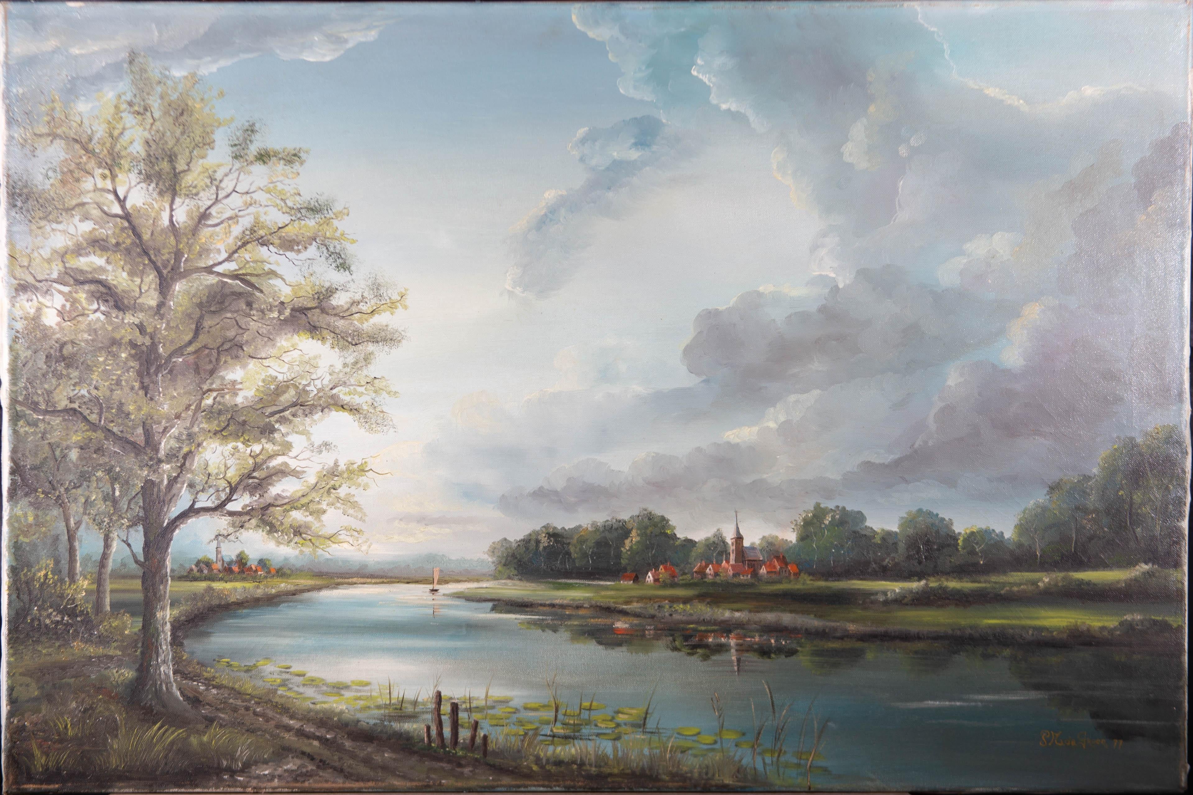 Groen - Groen - 1977 Oil, After The Rain at 1stDibs