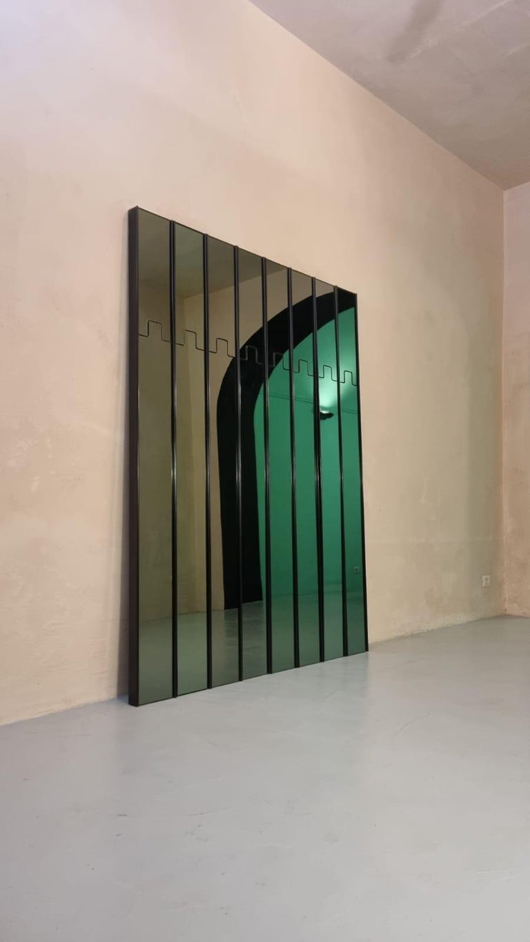 Gronda Wall Mirror Luciano Bertoncini Elco 1970 set of 10 For Sale at ...
