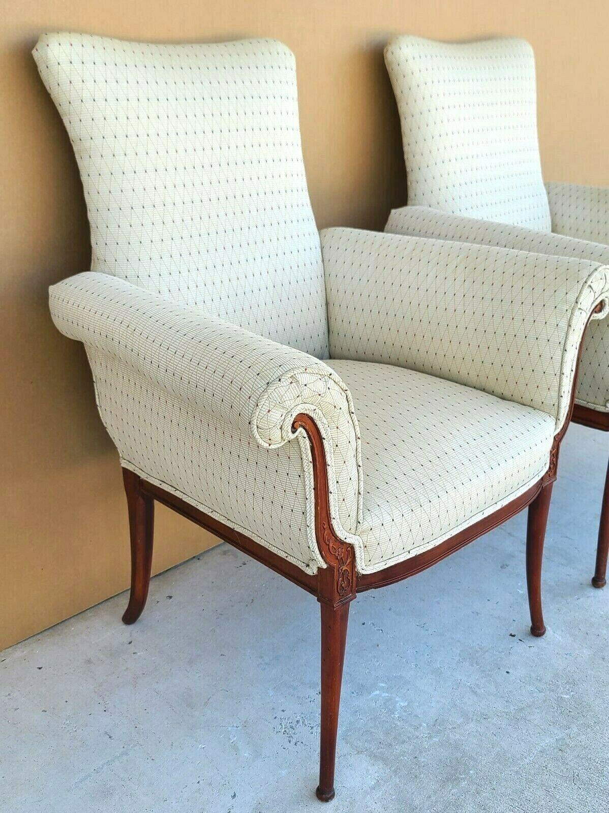 Grosfeld House Art Deco Lounge Armchairs, Set of 2 For Sale at 1stDibs