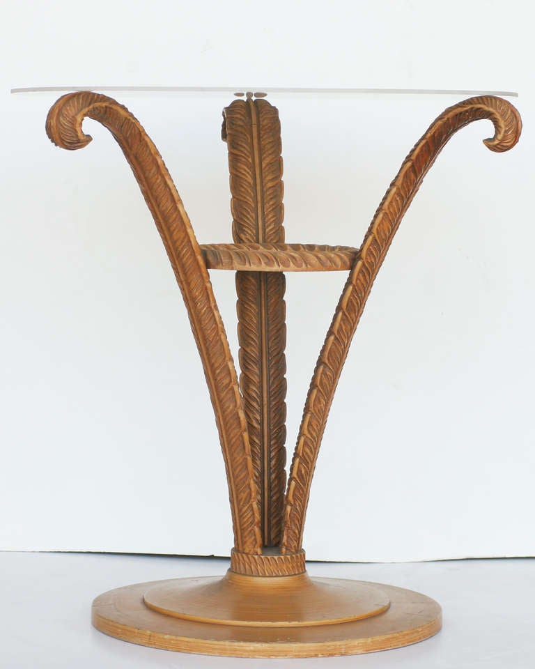 Grosfeld House Plume Side Table For Sale at 1stDibs