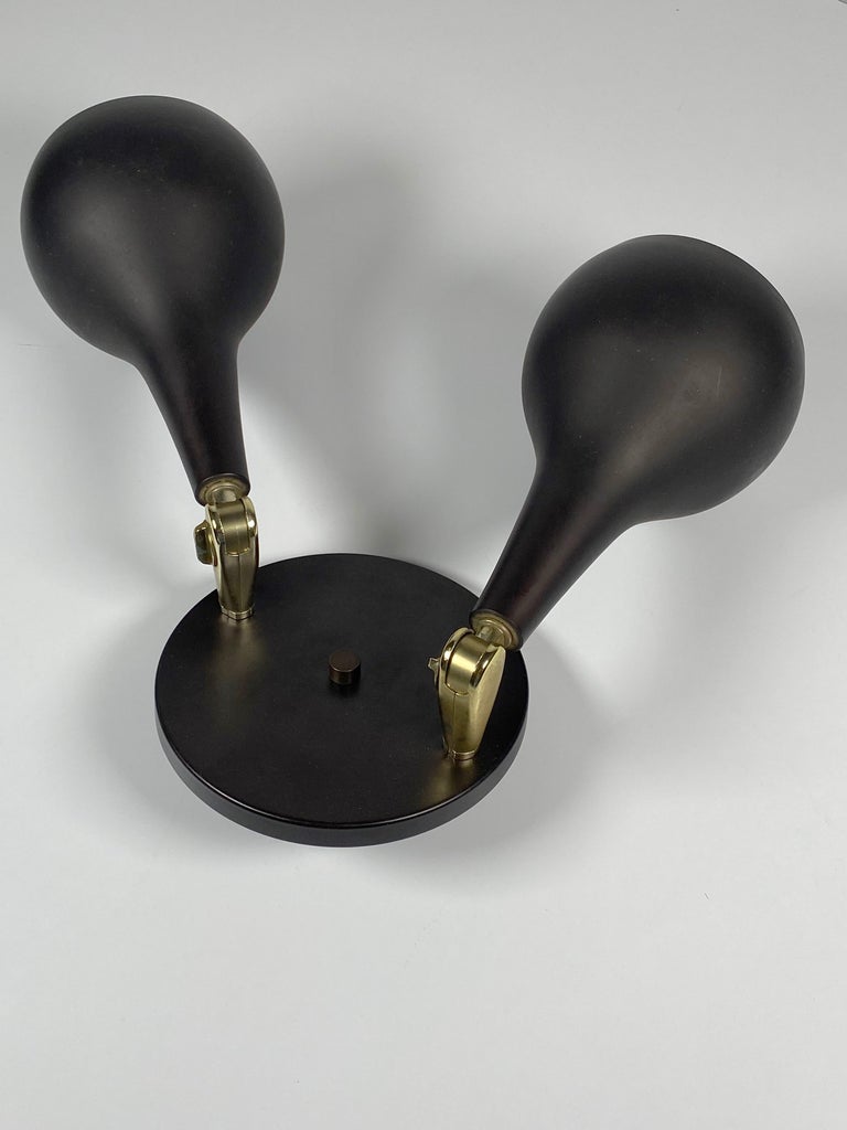 Gross Wood Two Cone Wall or Ceiling Sconce San Francisco Designer For ...