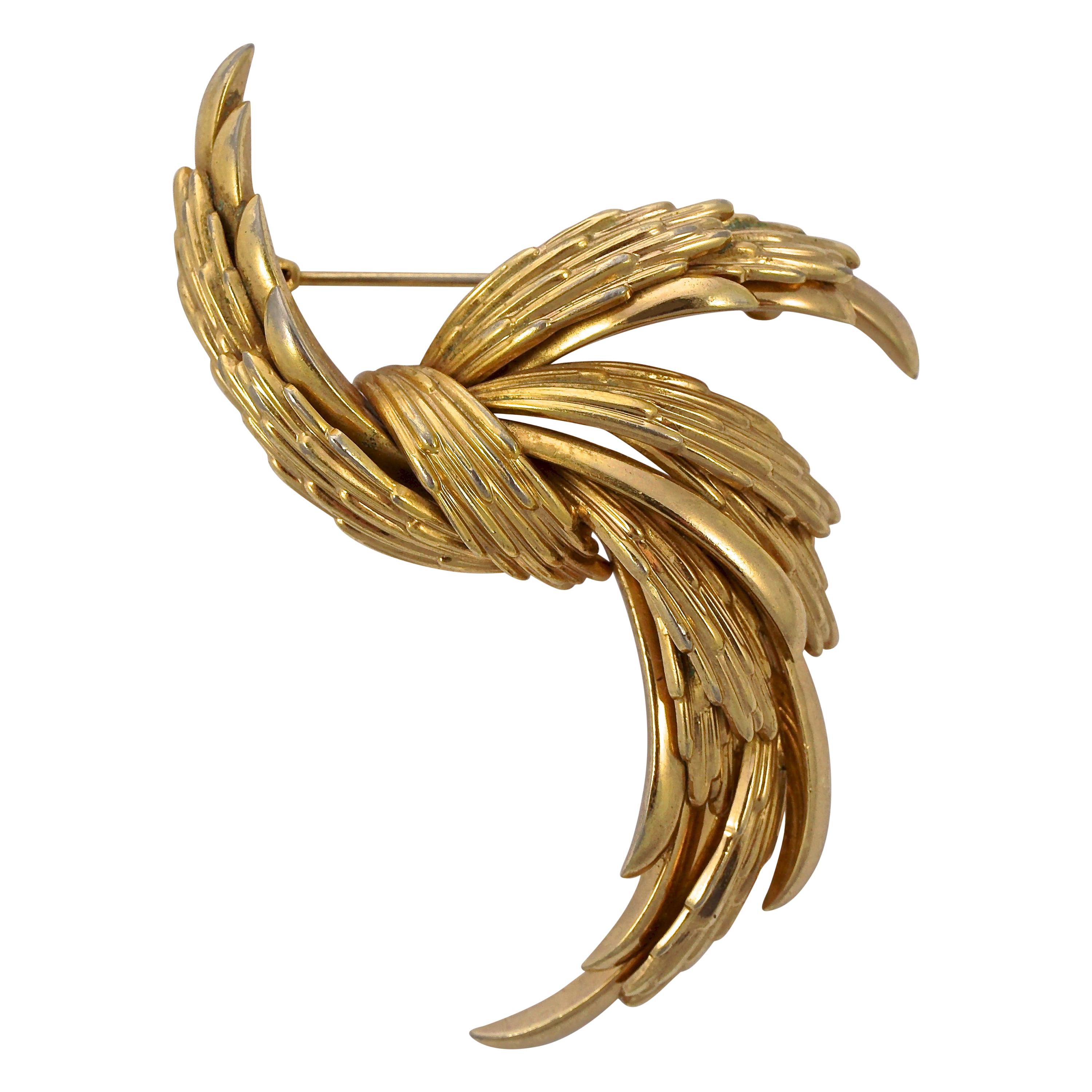 Vintage Grosse Massive Brooch 1960s at 1stDibs