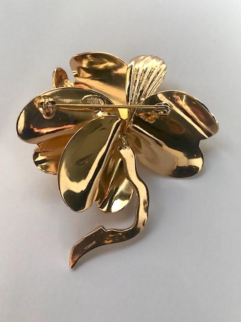 Grosse Germany Flower Brooch, 1962 at 1stDibs | grosse germany brooch