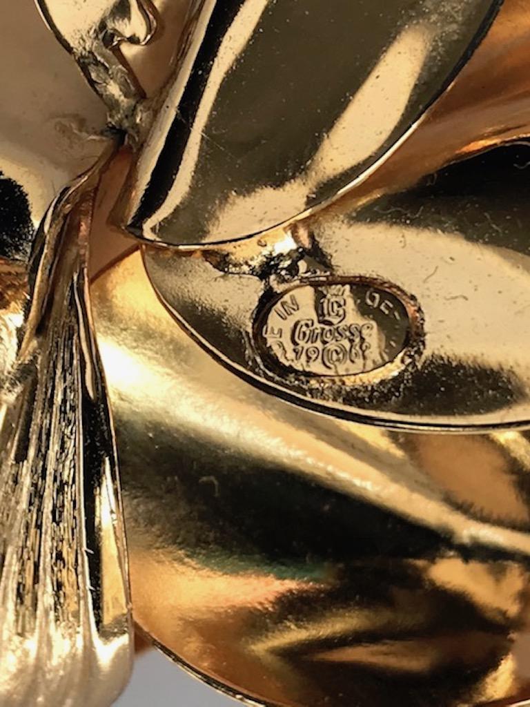 Grosse Germany Flower Brooch, 1962 at 1stDibs | grosse germany brooch