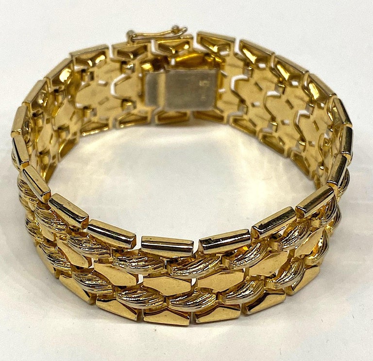 Grosse Germany Gold Link Bracelet from 1958 For Sale at 1stDibs ...