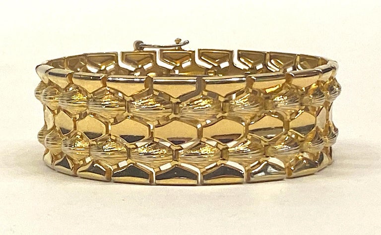 Grosse Germany Gold Link Bracelet from 1958 For Sale at 1stDibs ...