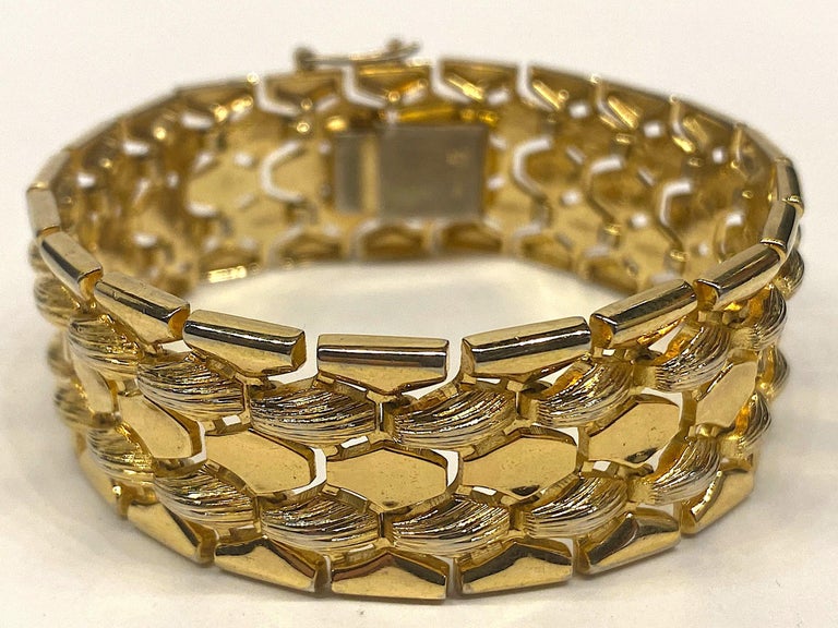 Grosse Germany Gold Link Bracelet from 1958 For Sale at 1stDibs ...