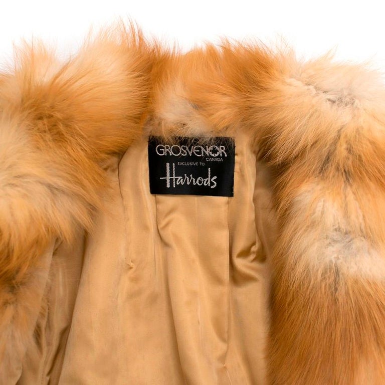 Grosvenor Canada for Harrods Ginger Fur Coat estimated size M at ...