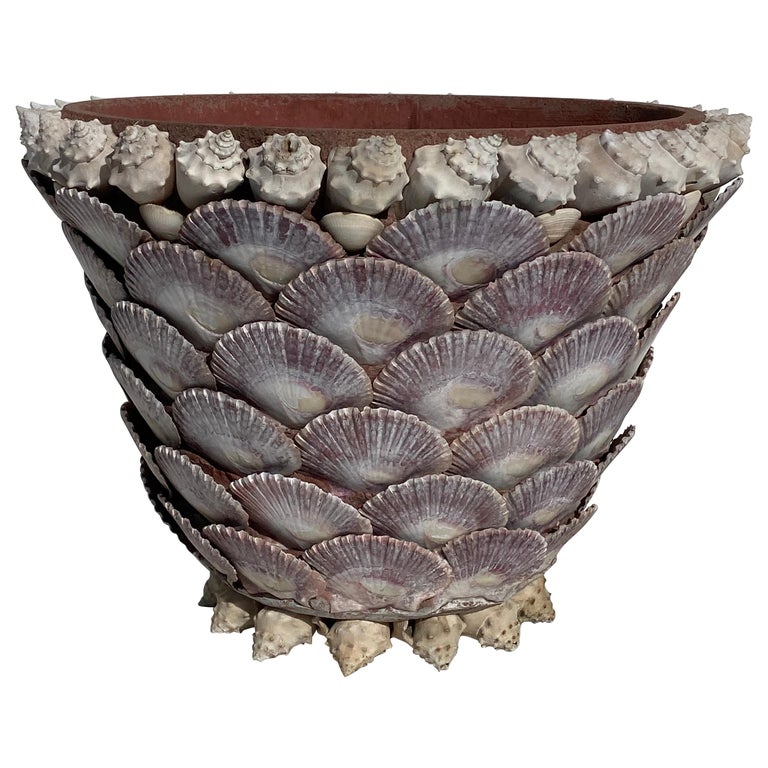 Grotto Sea Shell Planter at 1stDibs