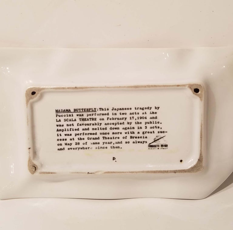 Group of 3 Vintage Italian Opera Plate Genuine Piero Fornasetti Milano ...