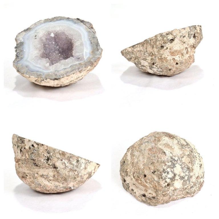 Group of 4 Amethyst Geodes For Sale at 1stDibs