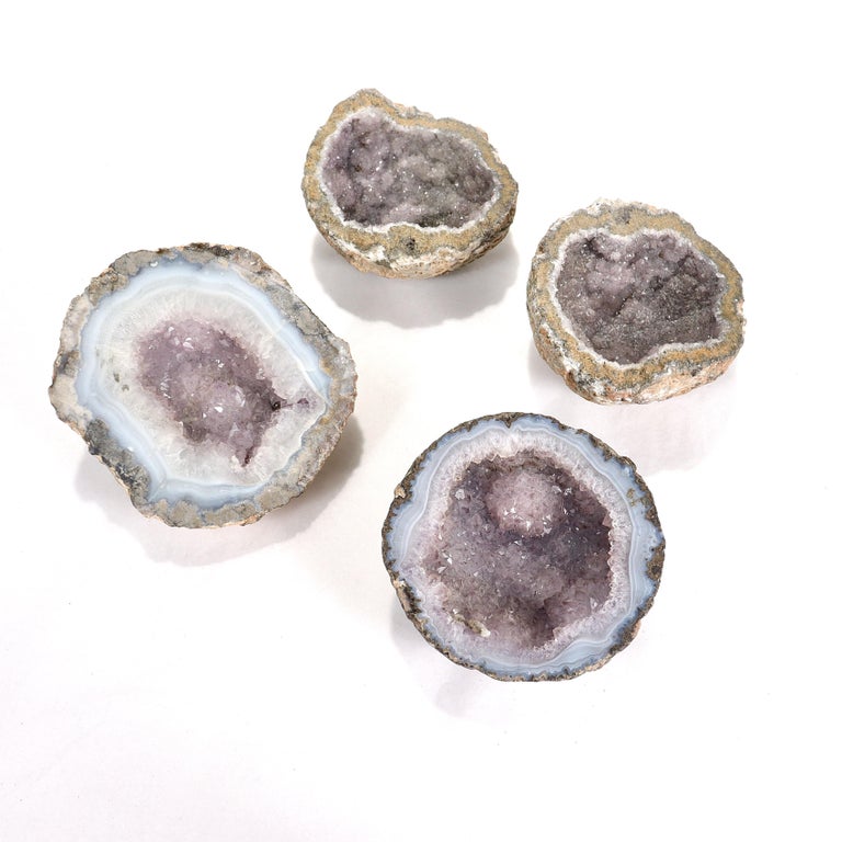 Group of 4 Amethyst Geodes For Sale at 1stDibs