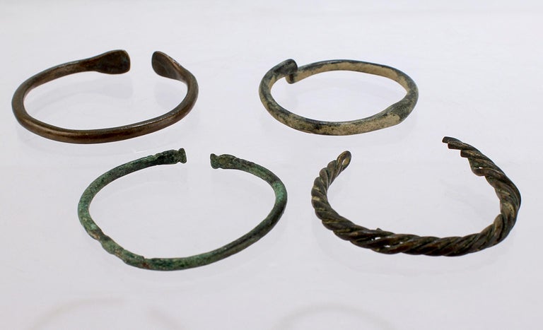 Group of 4 Ancient Roman Bronze Bracelets For Sale at 1stDibs | ancient ...