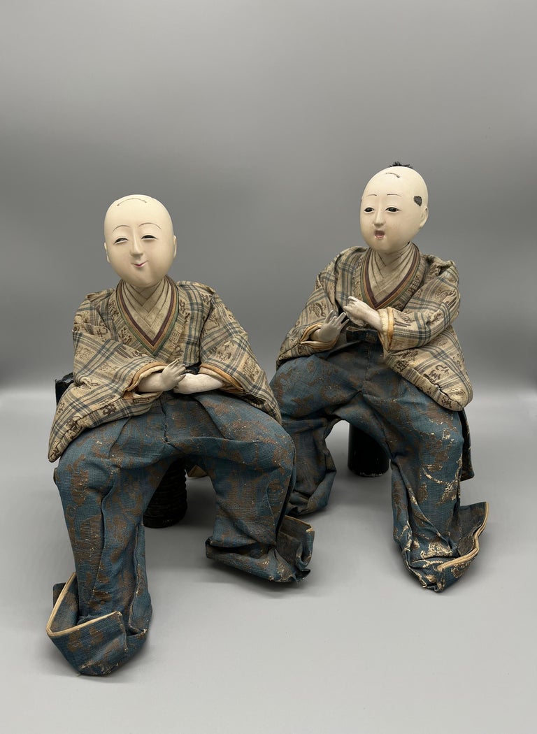 Group of 4 Musicians, Japan Antique, Meiji Period around 1880 For Sale ...