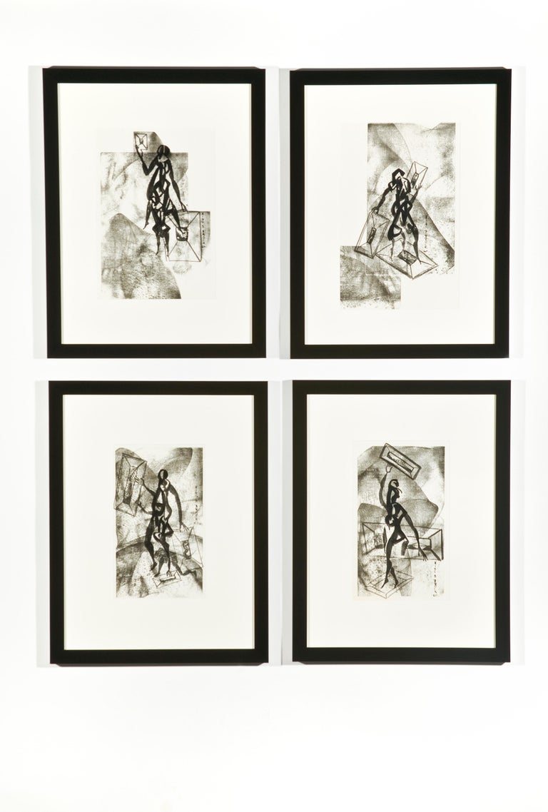 Group of 4 Original Art by King D. Brock For Sale at 1stDibs