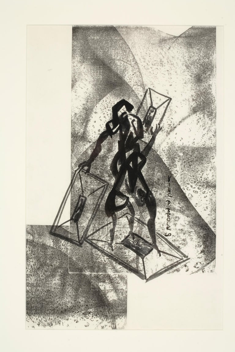 Group of 4 Original Art by King D. Brock For Sale at 1stDibs