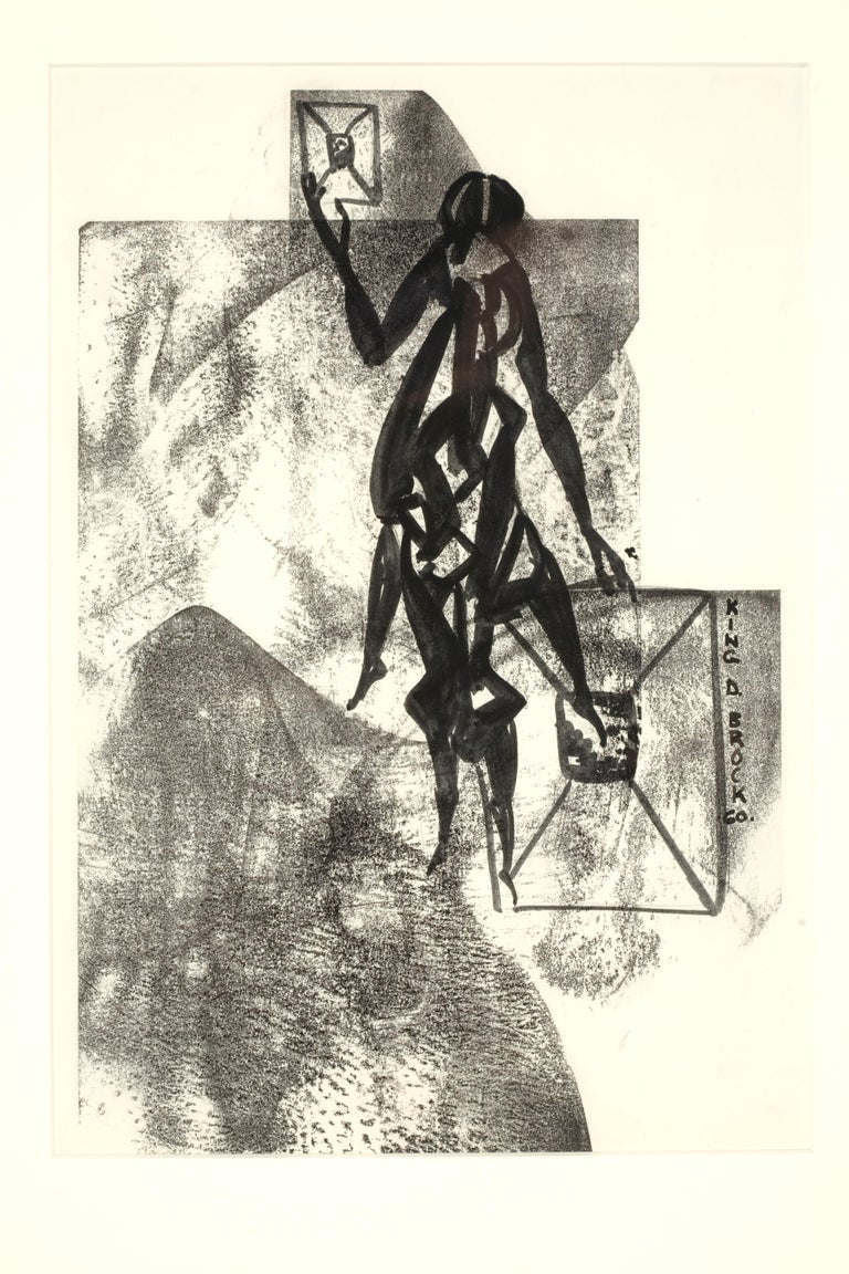Group of 4 Original Art by King D. Brock For Sale at 1stDibs