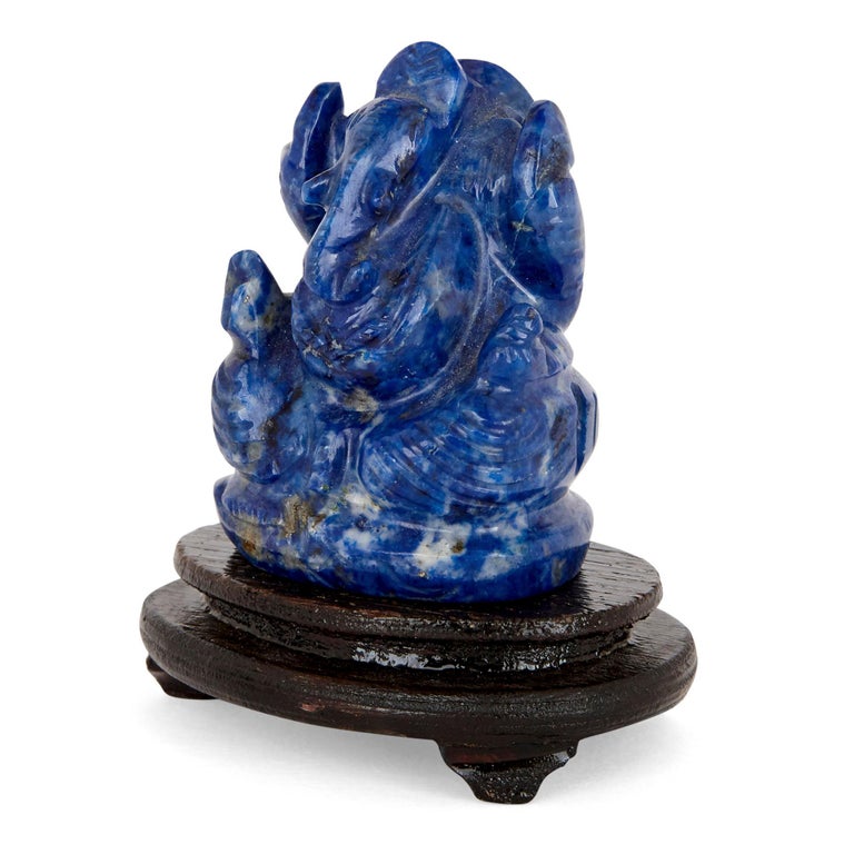 Group of Chinese Carved Lapis Figurines at 1stDibs