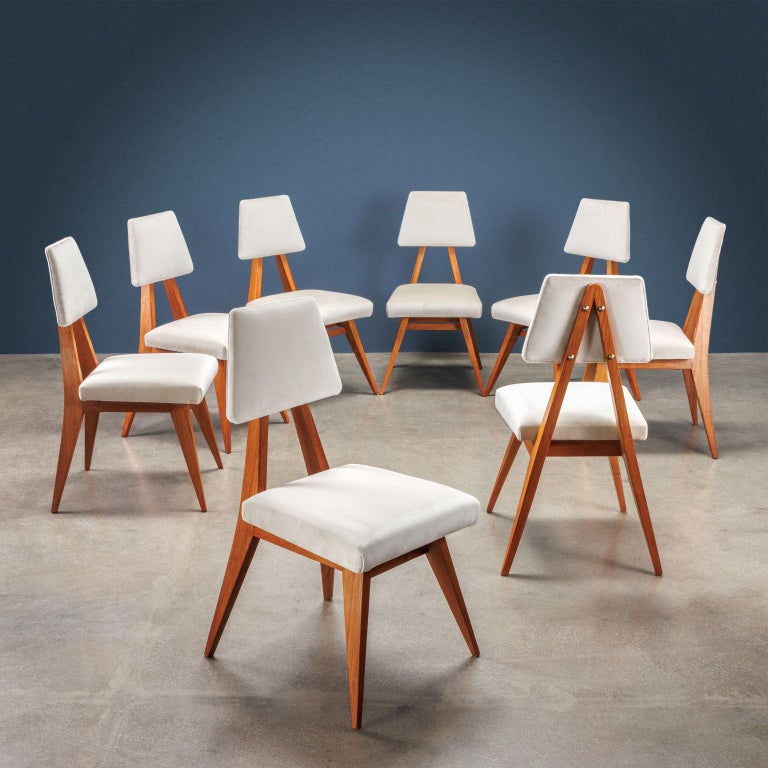 Group of Eight 1950's Chairs at 1stDibs