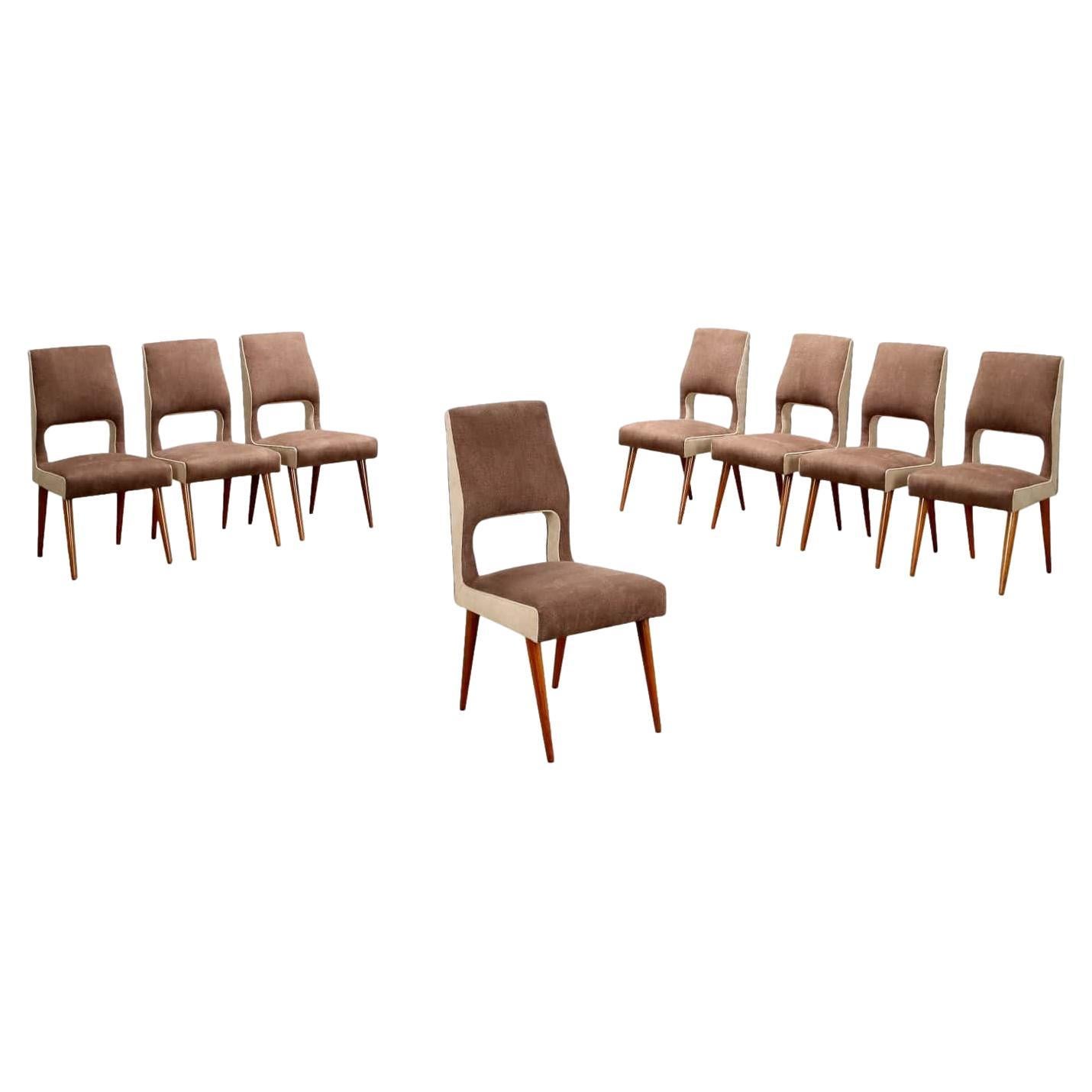 Group of Six Piacentine Neoclassical Chairs, XVIIIth century at 1stDibs