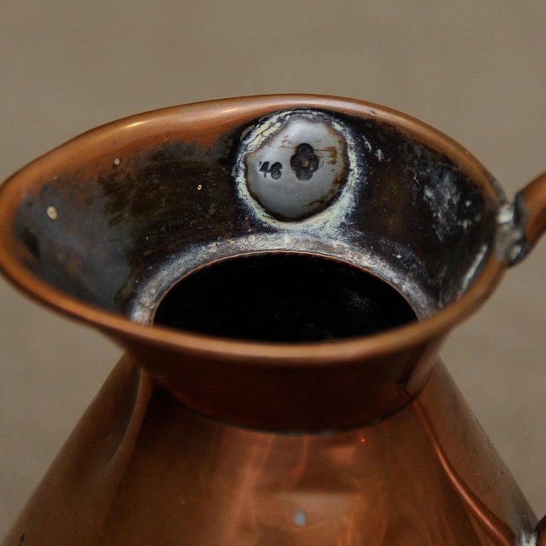Group of Five English Georgian Copper Ale/Beer Measures, circa 1820 For ...
