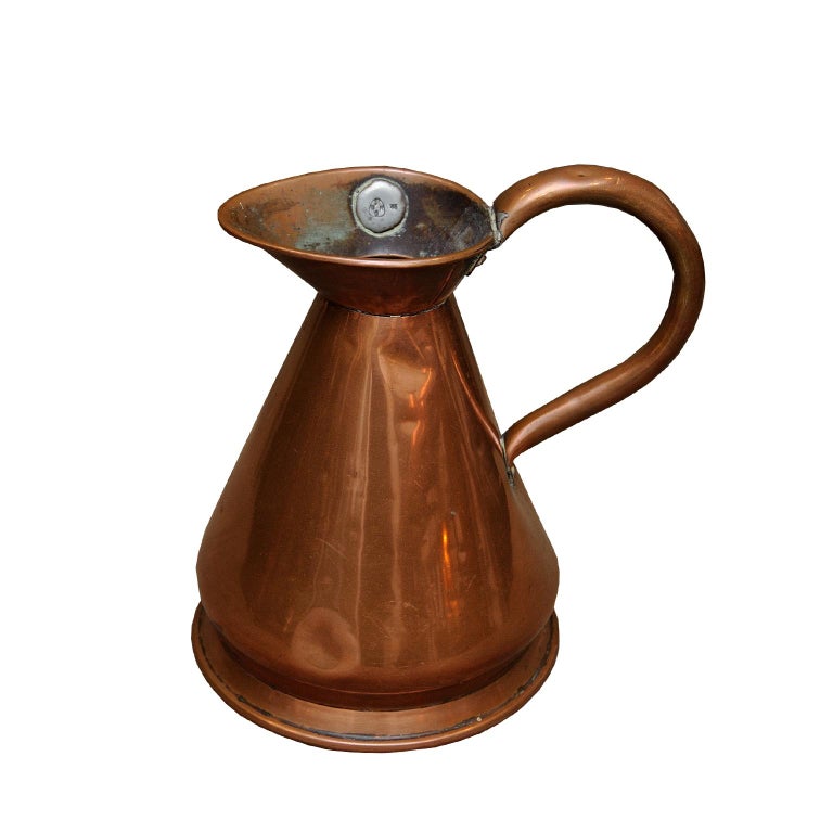 Group of Five English Georgian Copper Ale/Beer Measures, circa 1820 For ...