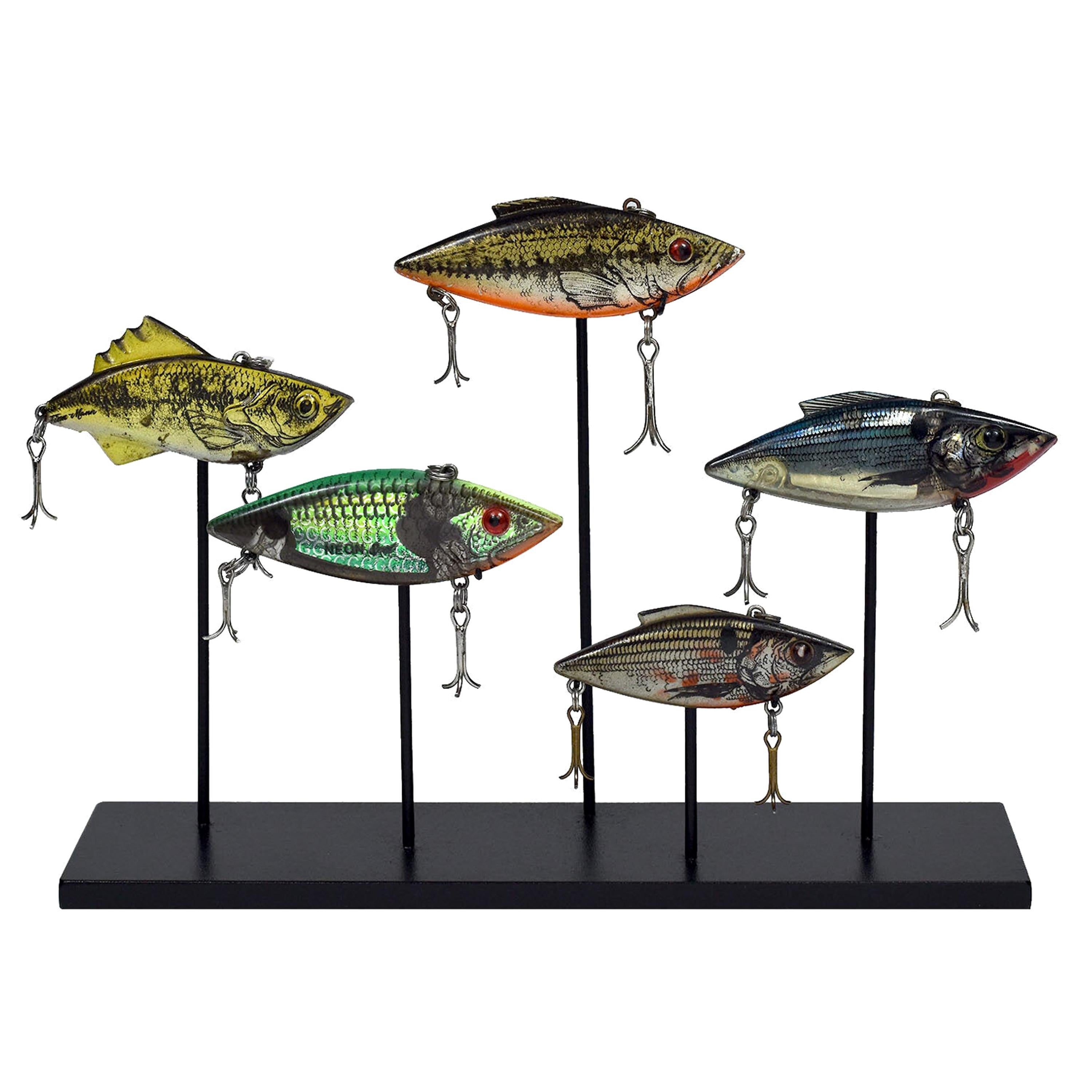 Group of Five Freshwater Fishing Lures Collected from Lake Tahoe ...