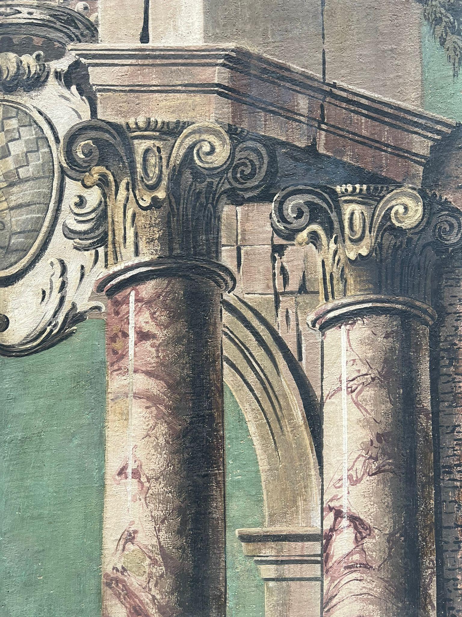 Group of Five Large Tempera Panels For Sale at 1stDibs