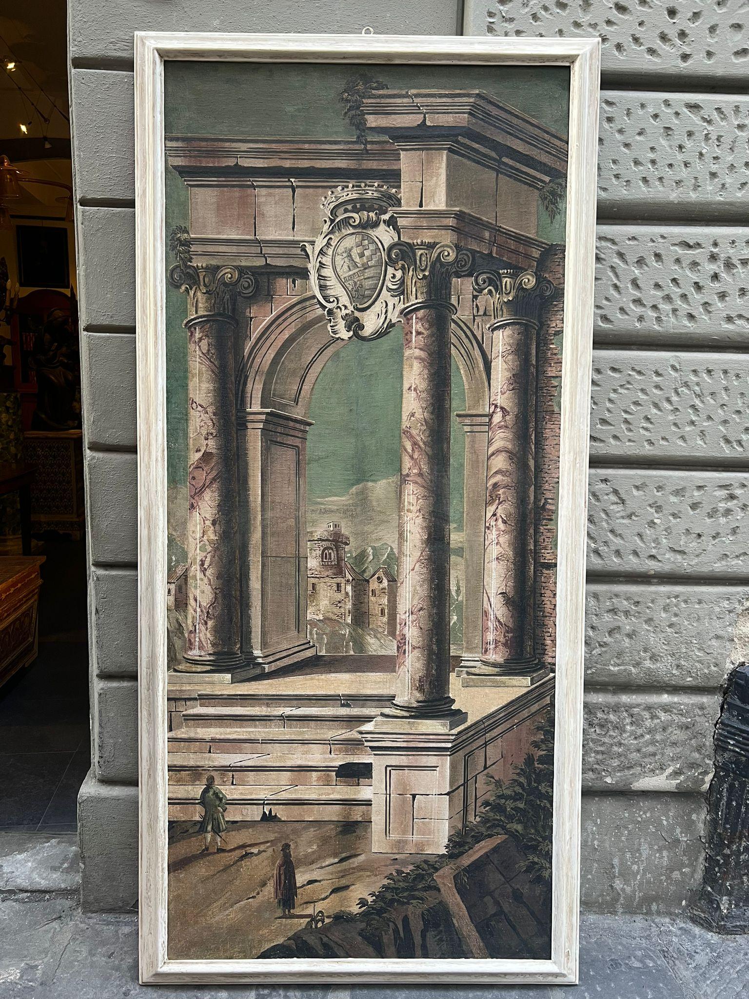 Group of Five Large Tempera Panels For Sale at 1stDibs