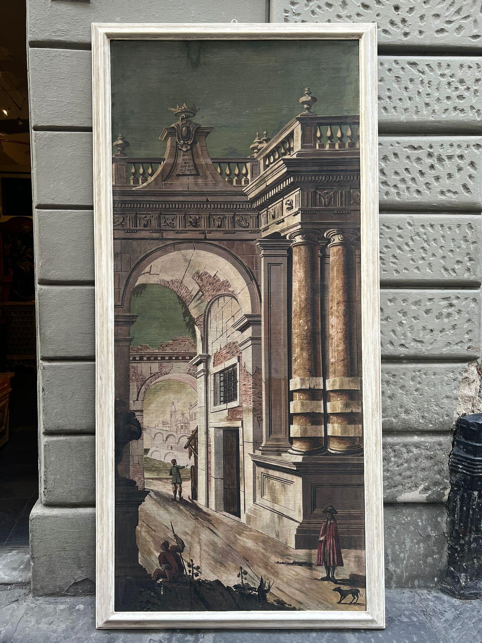 Group of Five Large Tempera Panels For Sale at 1stDibs