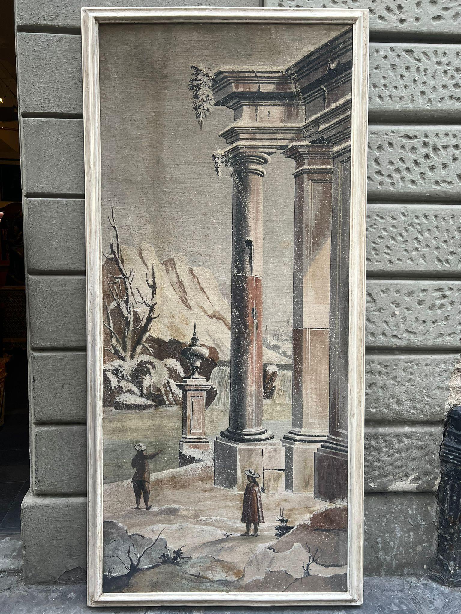Group of Five Large Tempera Panels For Sale at 1stDibs
