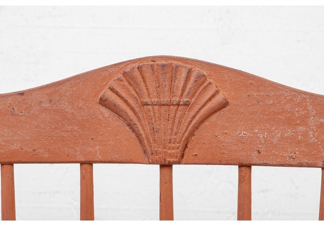 Group of Five Remarkable Philadelphia Style Comb Back Windsor Chairs at ...