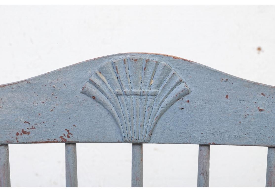 Group of Five Remarkable Philadelphia Style Comb Back Windsor Chairs at ...