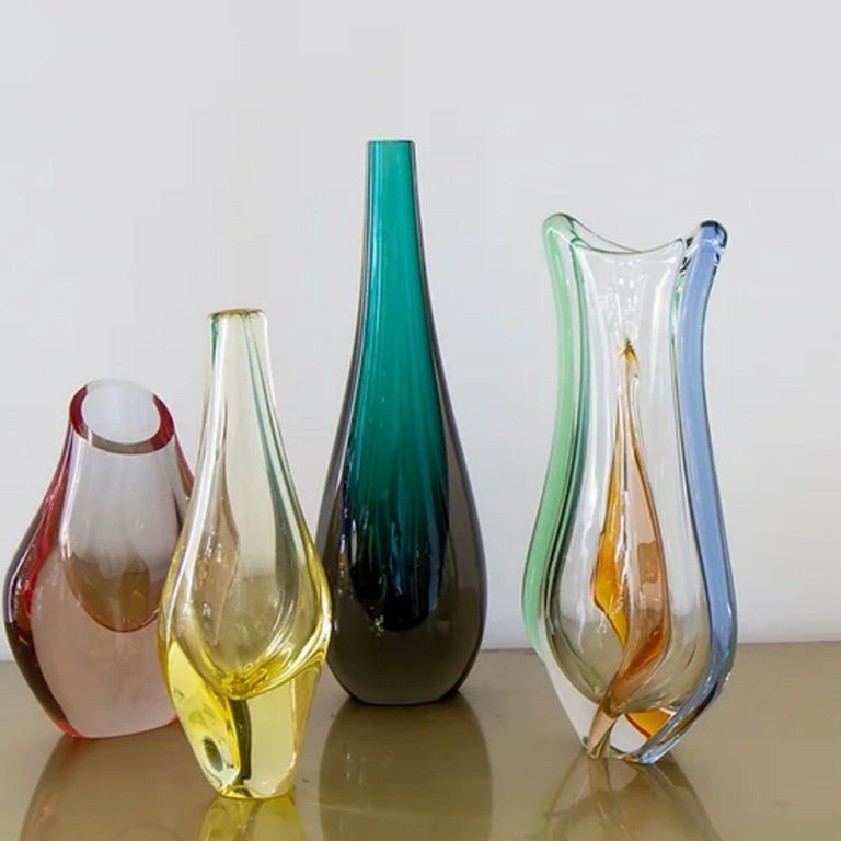 Group of Four Heavy Vases For Sale at 1stDibs