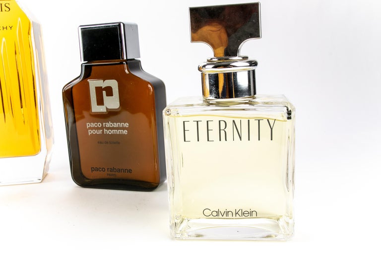 Group of Four Large Scale Display Factice Perfumes For Sale at 1stDibs